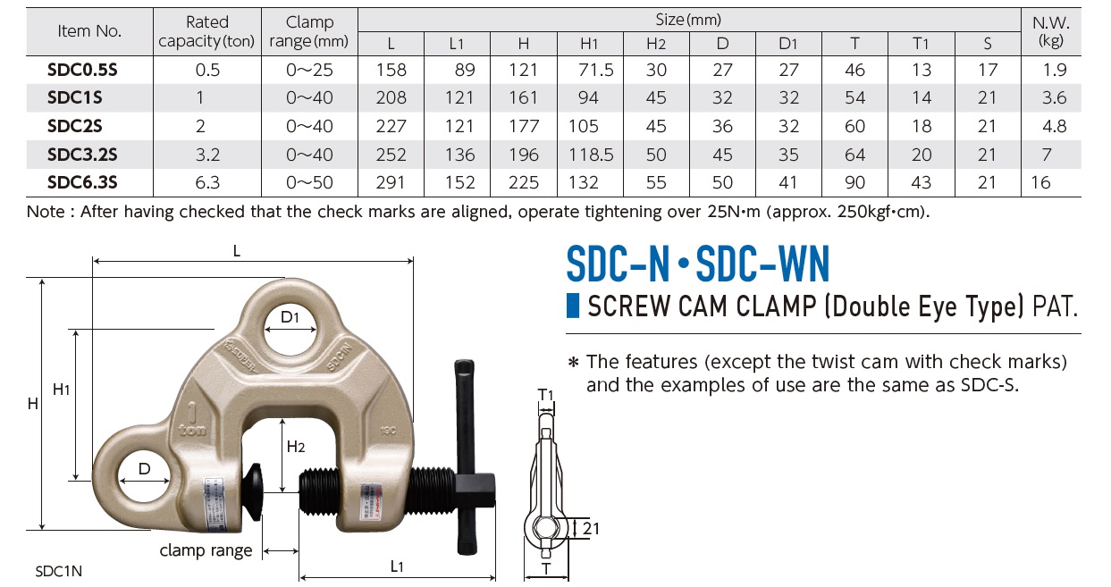 Ichiban Precision Sdn Bhd - Supertool - Supertool Screw Cam ClaMP (Double Eye Type) Twist cam ...